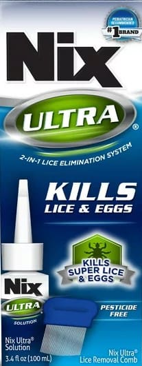 Nix Ultra Solution Kills Lice Eggs - 3.4 Fl. Oz